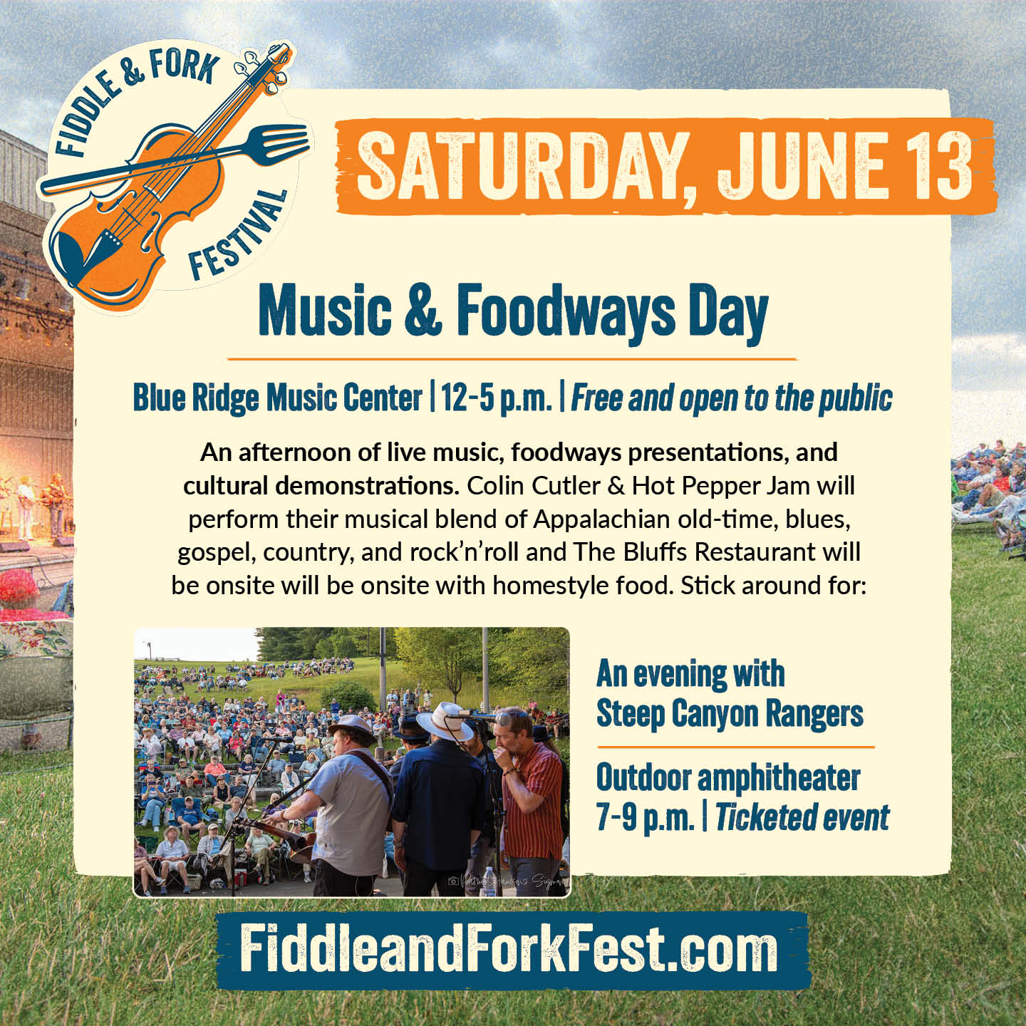 Fiddle & Fork Festival | June 12-14, 2026