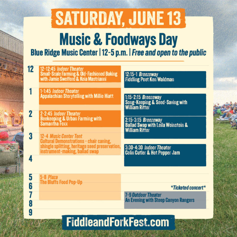 Music & Foodways Day | Fiddle & Fork Festival
